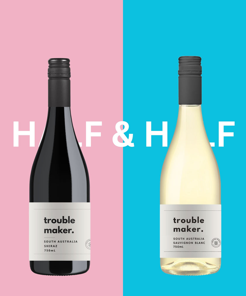 Troublemaker Half and Half Dozen Red & White Wines – McLaren Vale Cellars